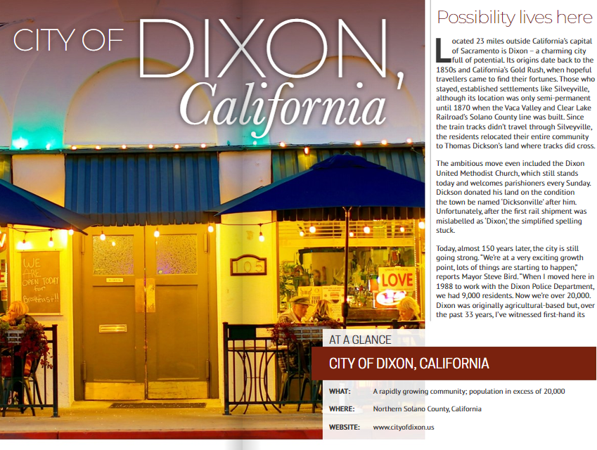 Welcome to the Official Website of the City of Dixon, CA - City of ...
